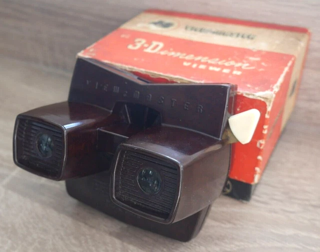 VINTAGE VIEWMASTER MODEL E STEREO VIEWER BOXED 1950's MADE IN BELGIUM ...