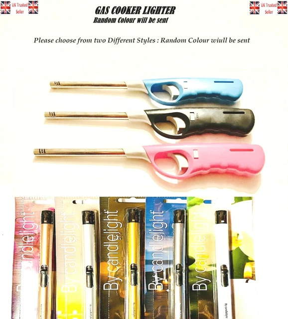 ELECTRONIC GAS LIGHTER Oven Bbq Refillable Stove New Flexible Kitchen ...