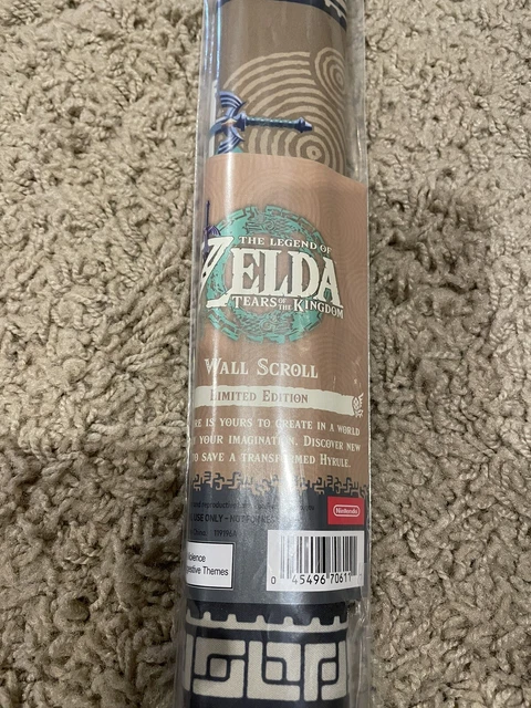 NEW LEGEND OF Zelda Tears of the Kingdom Gold Wall Scroll Limited to ...
