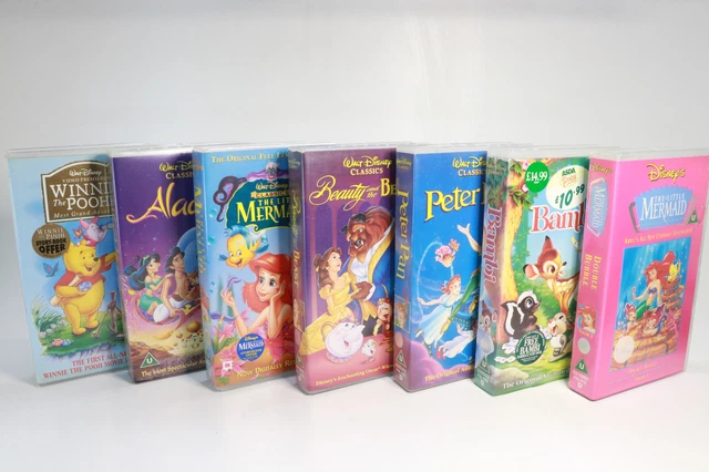 WALT DISNEY BUNDLE Original Genuine VHS Tapes Children's Classic Movies ...