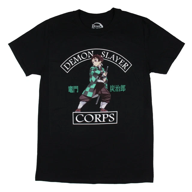 Demon Slayer Mens Tanjiro Kamado Demon Slayer Corps Anime T Shirt Eur 2010 Picclick It