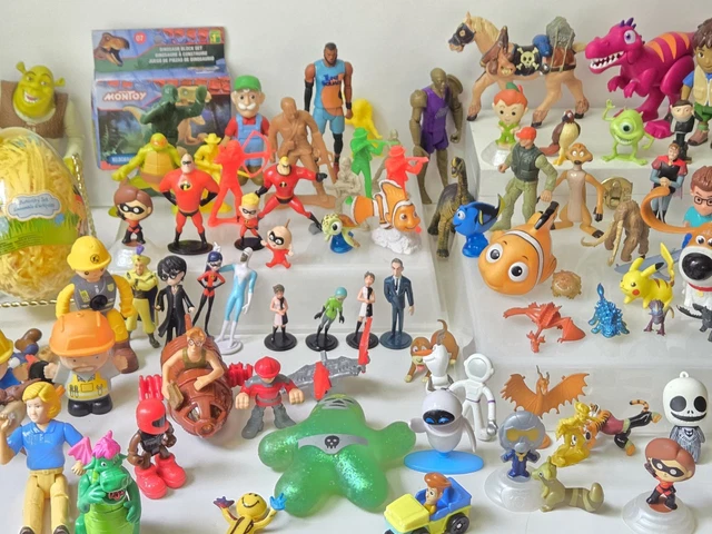HUGE MIXED LOT 80+ Collectibles Toys Mini Action Figures VTG & New Over ...