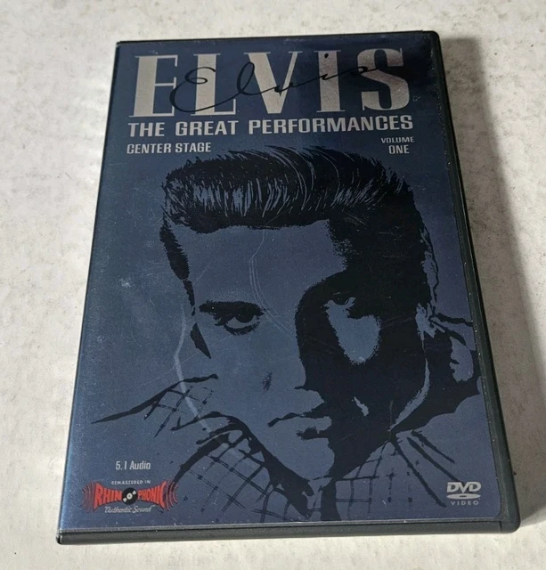 ELVIS PRESLEY - The Great Performances Center Stage Region Free DVD £7. ...