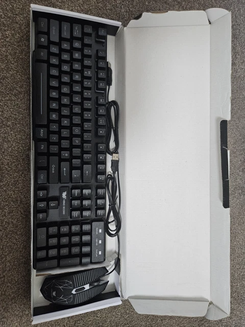 VENO SCORP GAMING Keyboard & Mouse Bundle NEW £10.00 - PicClick UK