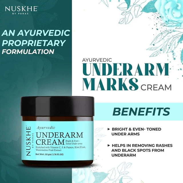UNDERARM CREAM NUSKHE by Paras For Men and Women Vitamin E-50 gm £18.16 ...