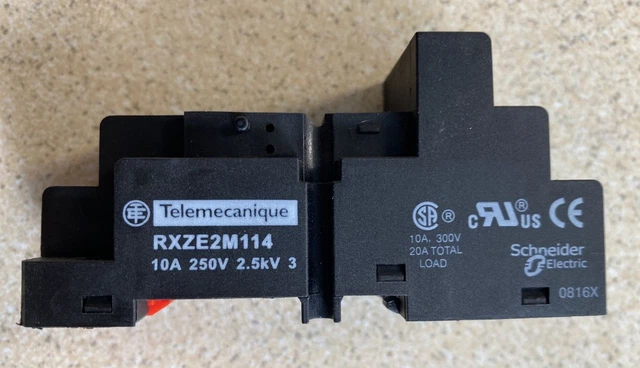 TELEMECANIQUE / SCHNEIDER RXZE2M114 Relay Socket 14 Pin $9.42 - PicClick