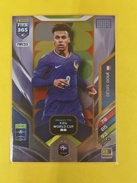 CARTE PANINI FIFA 365 2026 Desire Doue #Fwc25 Road To Fifa World Cup ...
