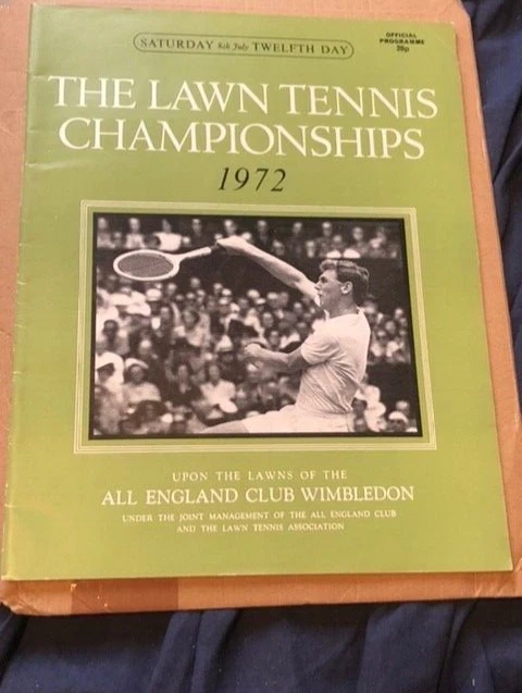 WIMBLEDON TENNIS FINAL programme 1972 £50.00 - PicClick UK
