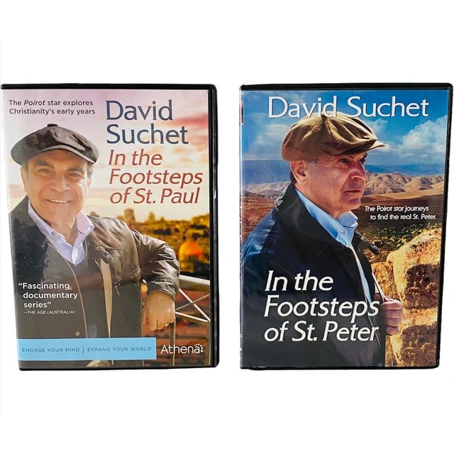 DAVID SUCHET - In The Footsteps Of St Paul & St Peter 2 DVDS Reg 4 ...