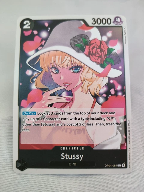 STUSSY OP04-084 ONE Piece TCG Kingdoms Of Intrigue Common Neu NearMint EUR 1,15 - PicClick DE