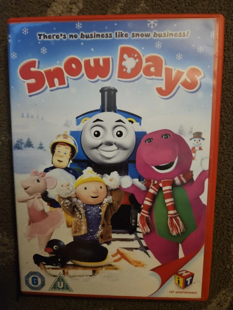 SNOW DAYS DVD Thomas Tank / Bob / Fireman Sam / Pingu / Barney £12.99 ...