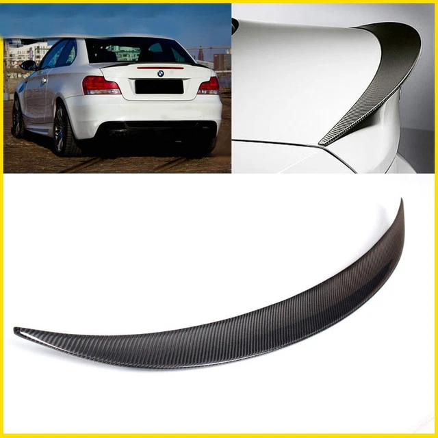 REAL CARBON FIBER Trunk Rear Spoiler For BMW 1Series E82 E88 1M Coupe ...