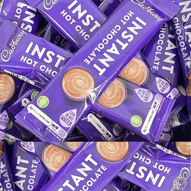 CADBURY INSTANT HOT Chocolate Drink Mix -Ready in Seconds Convenient ...