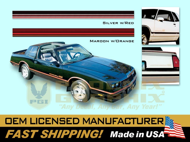 1986 Monte Carlo Ss Decal Kit Buy Now | wcigco.netfirms.com