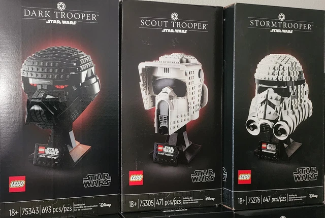 LOTTO CASCHI LEGO Star Wars NISB 75274 75277 75276 75305 Stormtrooper Vader EUR 1.386,13 ...