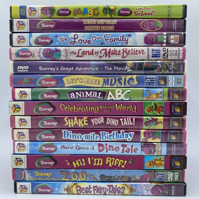 BARNEY VHS LOT 15 Barney the Purple Dinosaur Children / Toddler ...