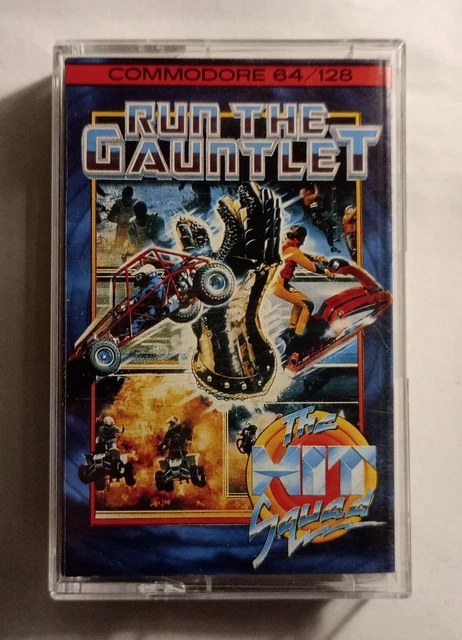 RUN THE GAUNTLET - Hit Squad version - Commodore 64 C64 C128 - TESTED ...