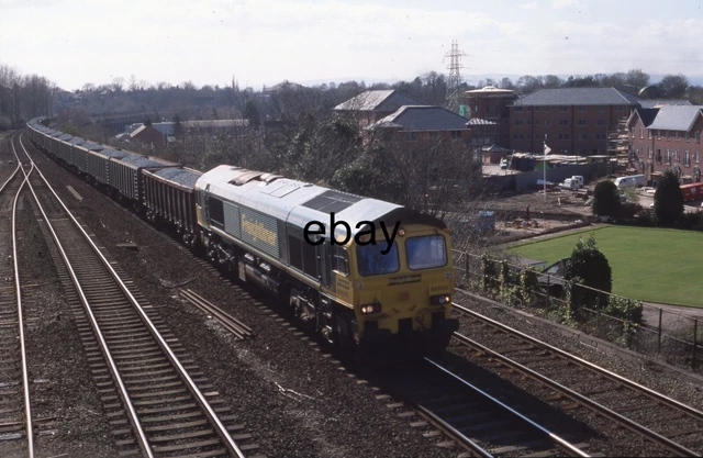 35MM RAILWAY SLIDE - Freightliner Class 66. 66605 @ Chester Dee Jcn £2. ...