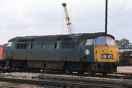 ORIGINAL COLOUR SLIDE of D1016 BR class 52 Western diesel hydraulic ...