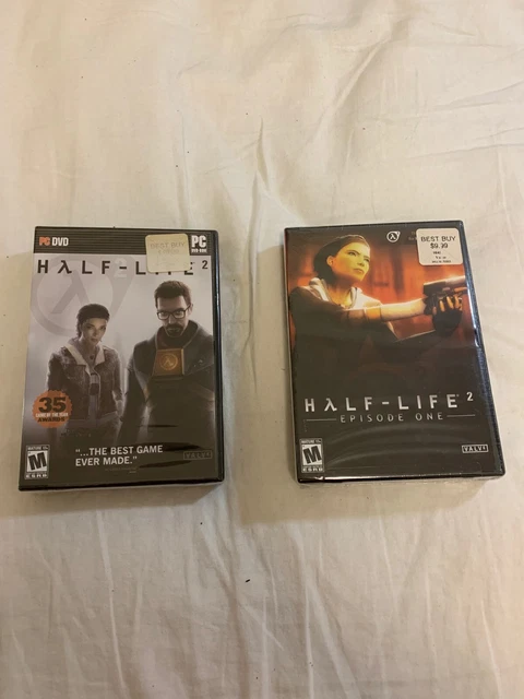 NEW HALF LIFE 2 PC Game SEALED dvd + Episode 1 One NEW SEALED games $65 ...