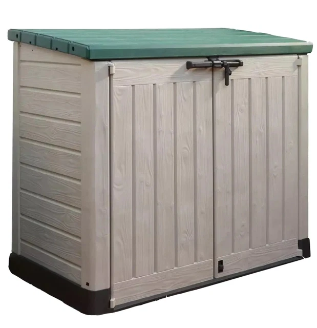 KETER STORE-IT OUT Max Outdoor Plastic Garden Storage Shed GREEN Lid ...