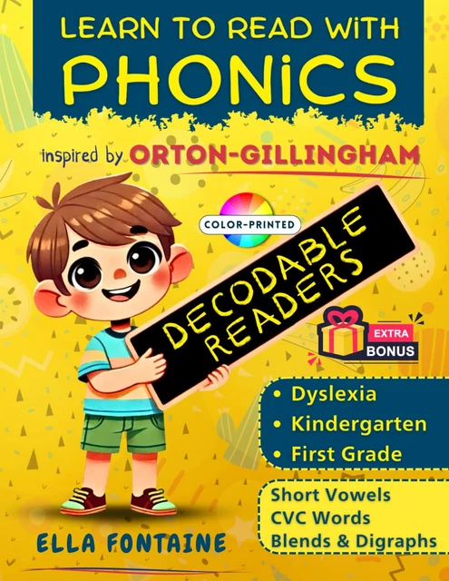 LEARN TO READ with Phonics: an Orton-Gillingham Approach to Decodable ...