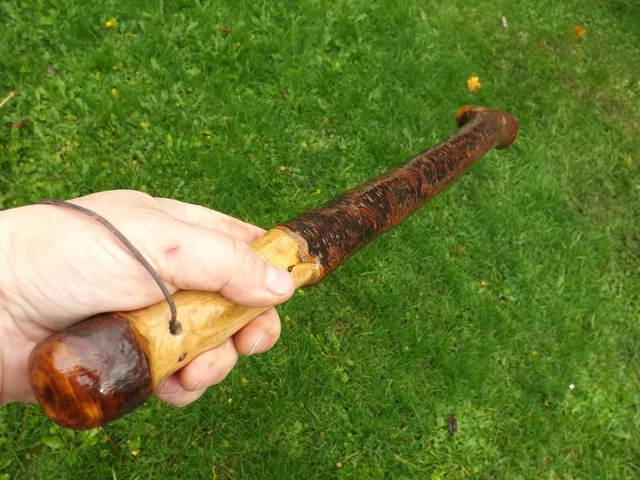 REAL IRISH BLACKTHORN CUDGEL SHILLELAGH BATA FIGHTING STICK SENT FROM ...