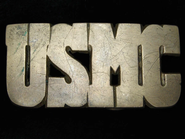 PK15120 VINTAGE 1970S CUT-OUT **USMC** MARINE CORPS MILITARY SOLID ...