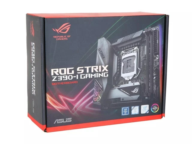 ASUS ROG STRIX Z390-I Gaming Intel Z390 LGA1151 Mini-ITX USB3.1 DDR4 ...