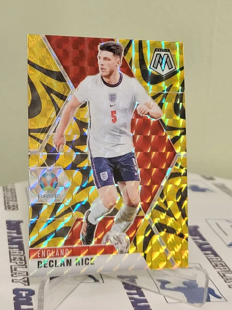 DECLAN RICE 2021 Panini Mosaic Uefa Euro #107 Reactive Gold Prizm Nm $4 ...
