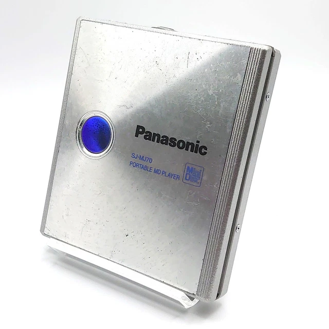PANASONIC SJ-MJ70 MINIDISC Player silber getestet funktioniert - voll ...