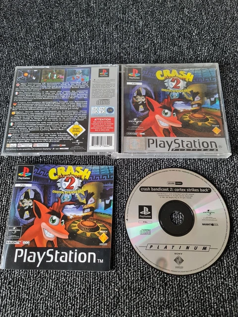 CRASH BANDICOOT 2: Cortex Strikes Back - Sony Playstation PS1 ...