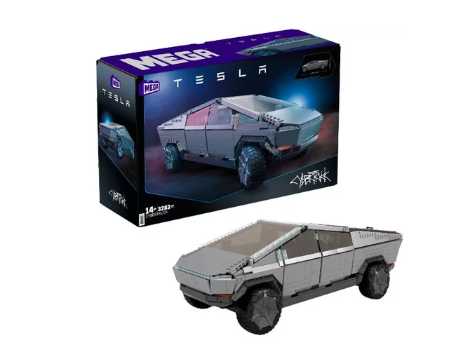 MATTEL CREATIONS TESLA Mega X Lego Cybertruck Building Set 3283 Pc In ...