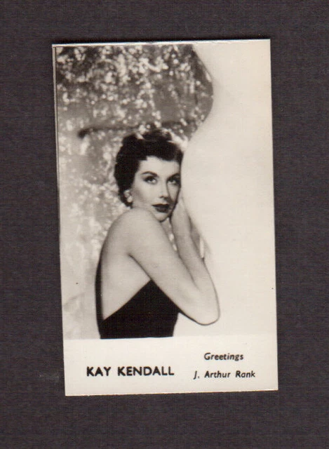 KAY KENDALL VINTAGE 1960 Movie Film Star British FPF Card $11.95 ...