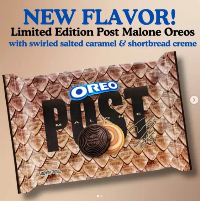 POST MALONE OREO Cookies Limited Edition 2025 10.68 oz. IN HAND Fast ...