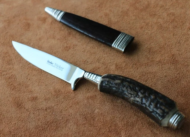 JAGDMESSER LINDER SOLINGEN Nicker Horn Trachtenmesser Taschenmesser für ...