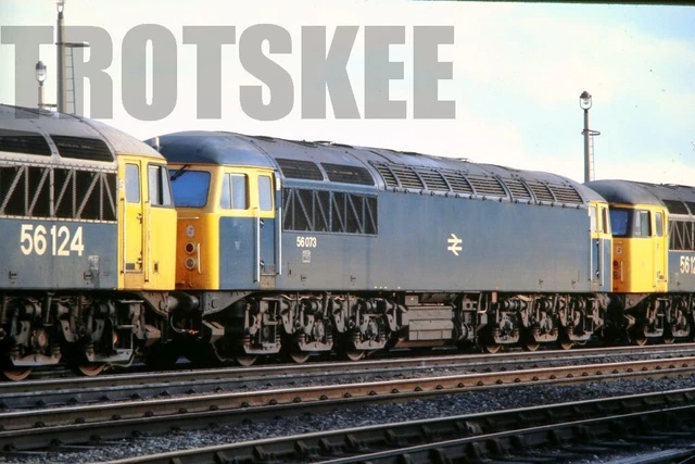 35MM SLIDE BR British Railways Diesel Loco Class 56 56073 Shirebrook ...