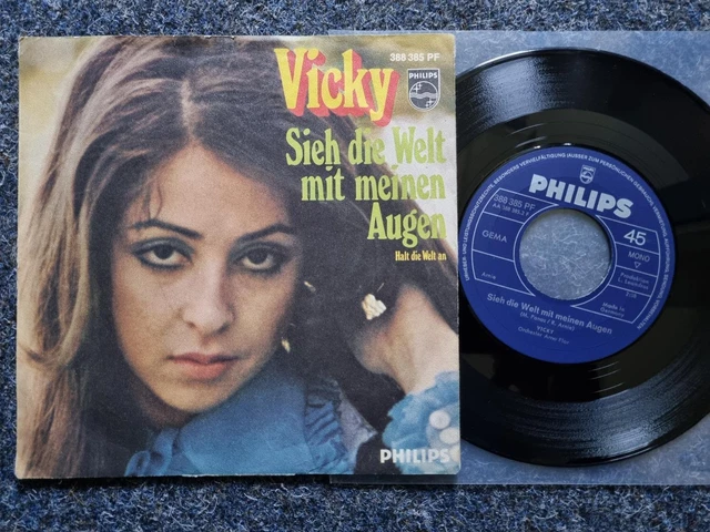 VICKY LEANDROS - Sieh die Welt mit meinen Augen 7'' Single EUR 17,34 ...