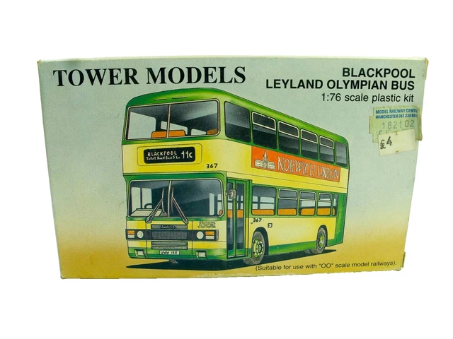 TOWER MODELS BLACKPOOL Olympian Bus 1:76 £19.95 - PicClick UK