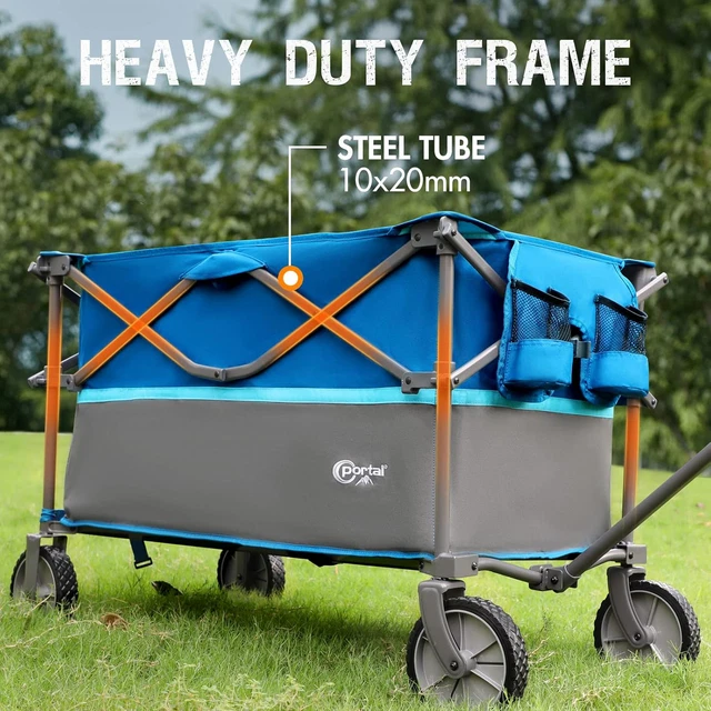 PORTAL XL DEEPER Festival Trolley 228L Larger Capacity Folding Camping ...