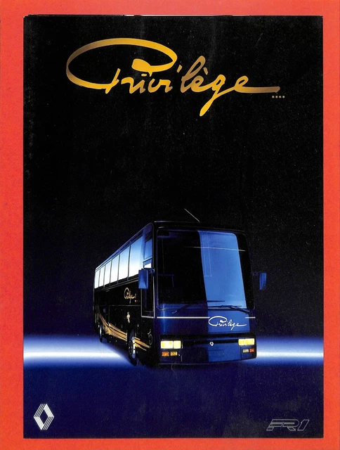 RENAULT AUTOCARS AUTOBUS / FR1 PRIVILEGE / CATALOGUE 250 g EUR 8,90 ...