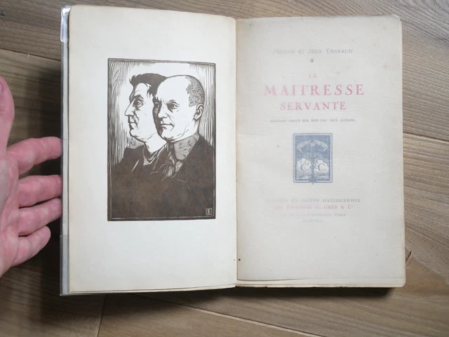 J. J. THARAUD (1922, eo) La Maitresse Servante - Numéroté - Velin ...