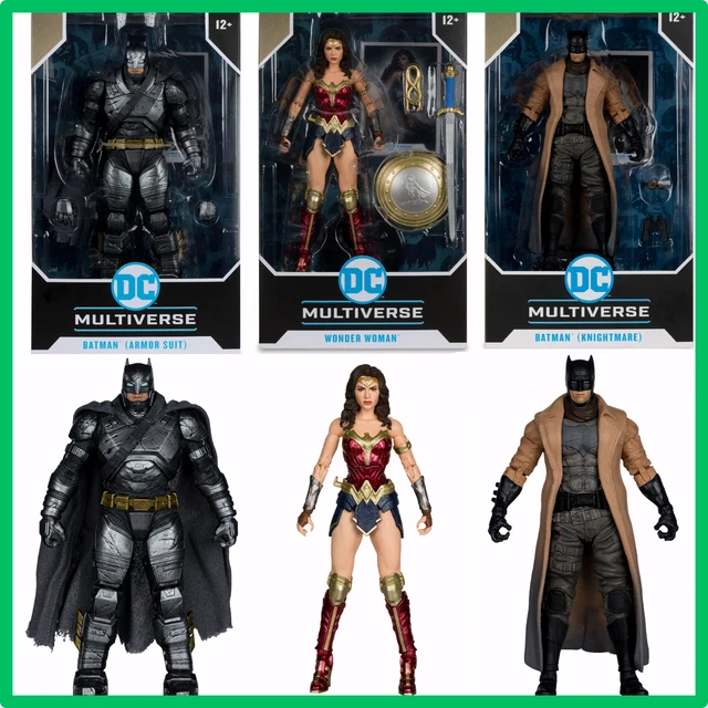 FIGURINES DC MULTIVERSE Batman Nightmare, Wonder Woman, Batman Armor 1/ ...