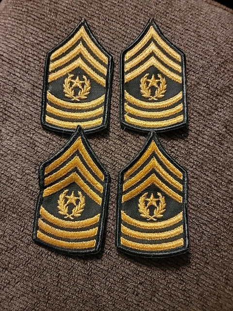 2 PAIR US Army Enlisted E-9 Command Sergeant Major CSM Class A's ...