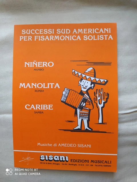 AMEDEO SISANI &NINERO& - "Manolita" - "Caribe" - 1993 - Edizioni Sisani ...