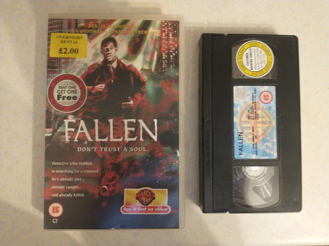 FALLEN VHS CASSETTE big box ex rental £3.49 - PicClick UK