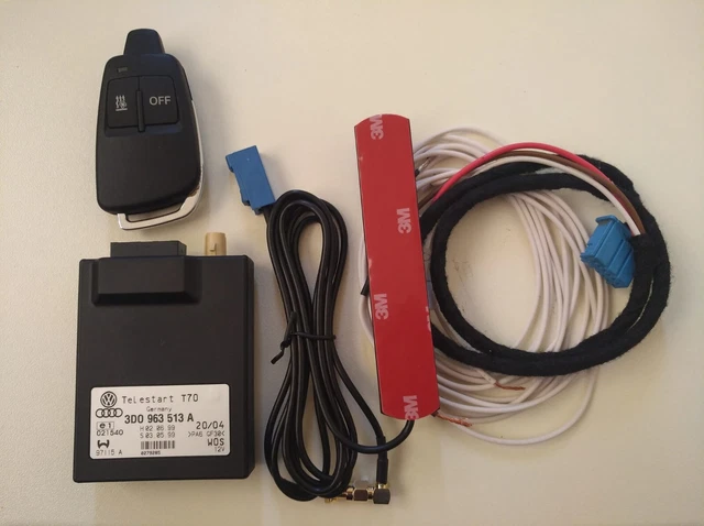 ORIGINAL WEBASTO STANDHEIZUNG Fernbedienung Telestart T70 Audi Q7 3D0963513A EUR 249,00 ...