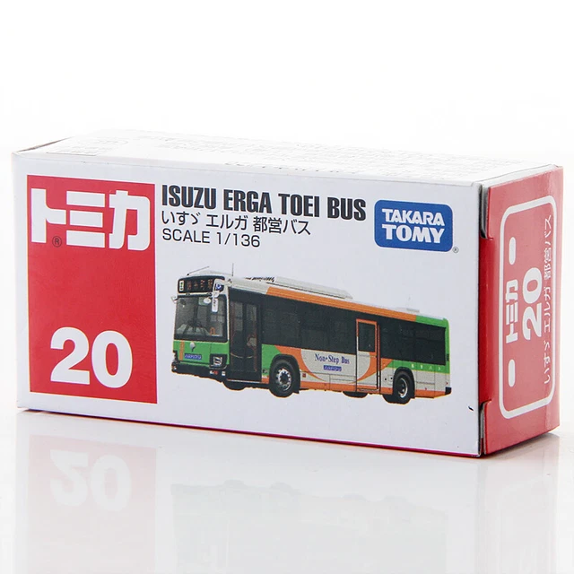 TARAKA TOMY TOMICA #20 Isuzu ER GA Toei Bus Scale 1/136 Diecast Car £6. ...