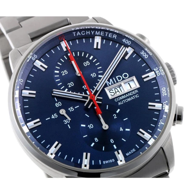 BRACELET HOMME MIDO Commander Chronograph M016.414.11.041 automatique ...