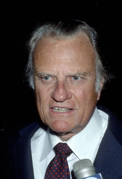 BILLY GRAHAM AT Billy Graham Honored with a Star on the Holl - 1989 Old ...